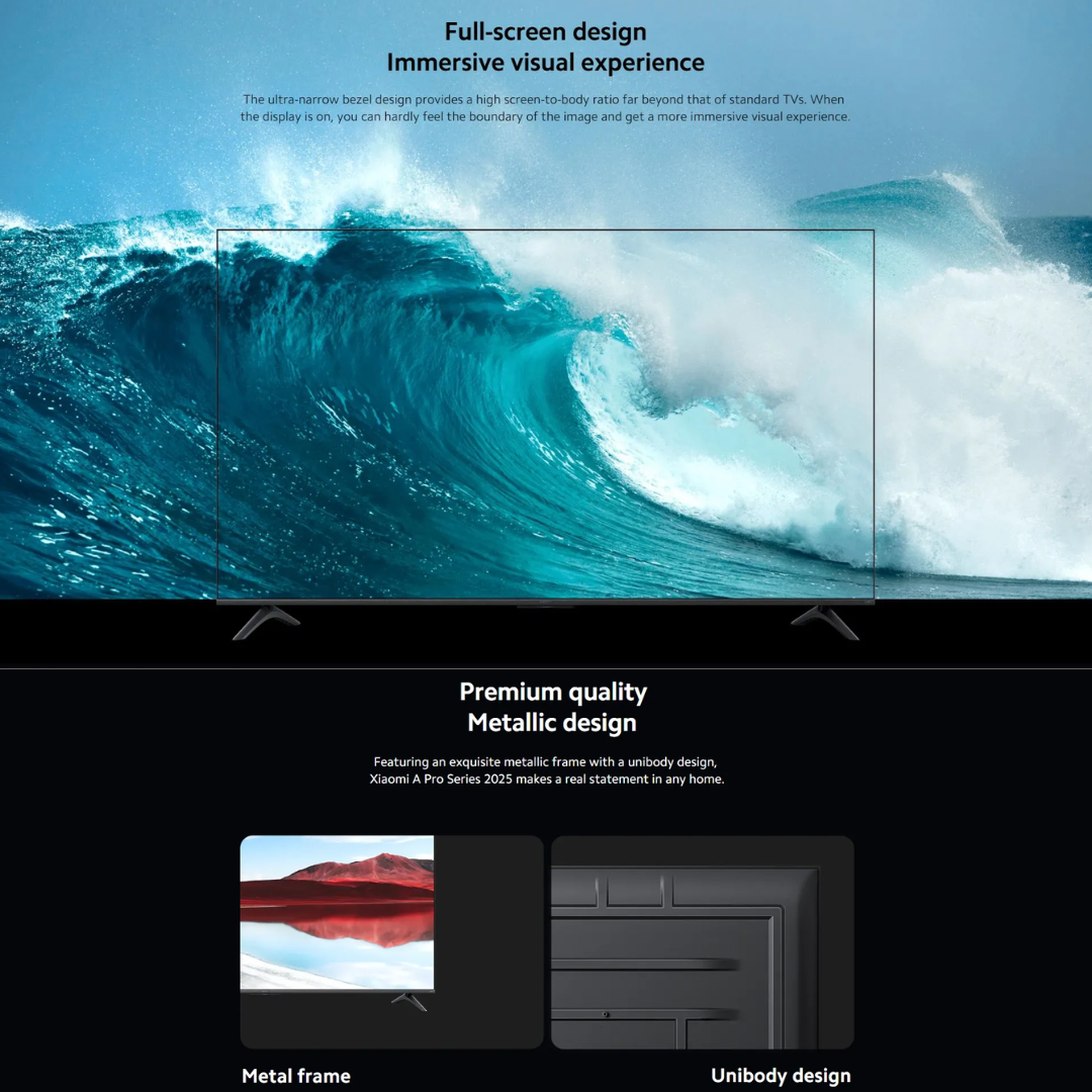 [3 Years on site Local Warranty] Xiaomi TV Mi 55'' inch A PRO TV 4K UHD ...