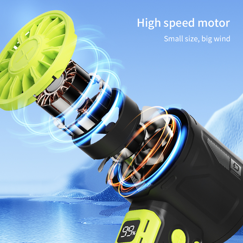 Gadget MIX Diginut CL-38 Handheld Turbo Fan/ LED Digital Power Display ...