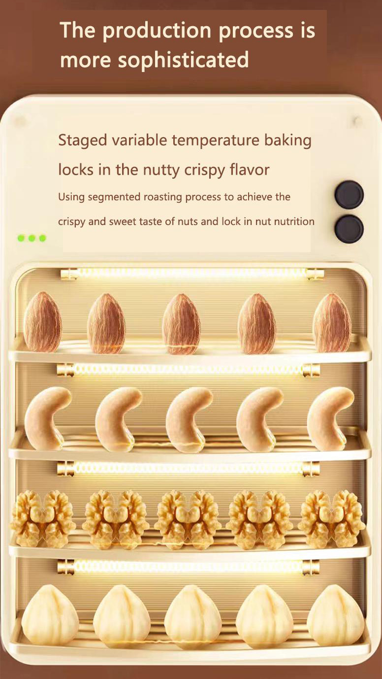 Three Squirrels (San Zhi Song Shu), “4+4” 30-Day Daily Mixed Nuts,(750g ...