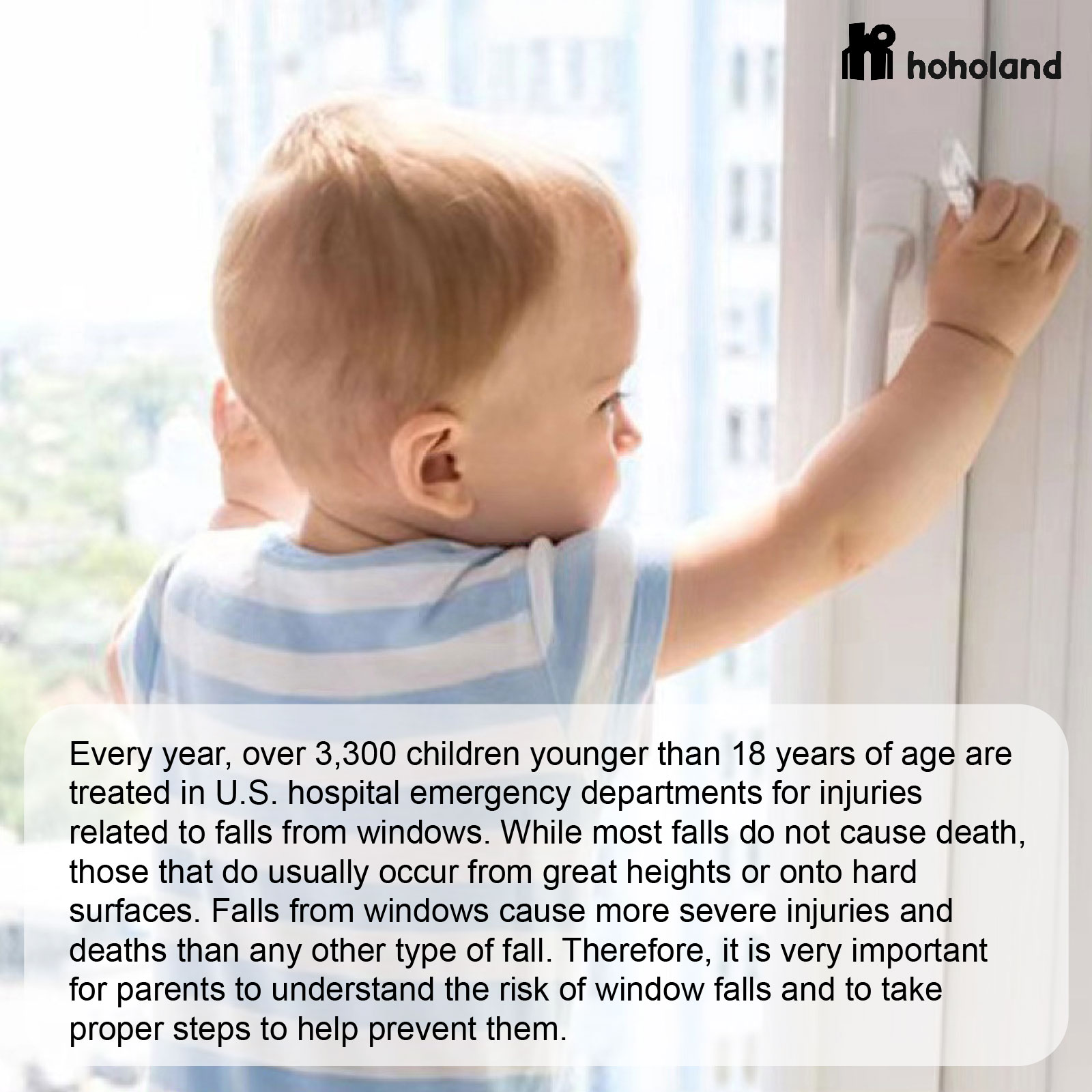 Hoholand Baby Window Restrictor Lock Child Safety No Drilling Sliding ...