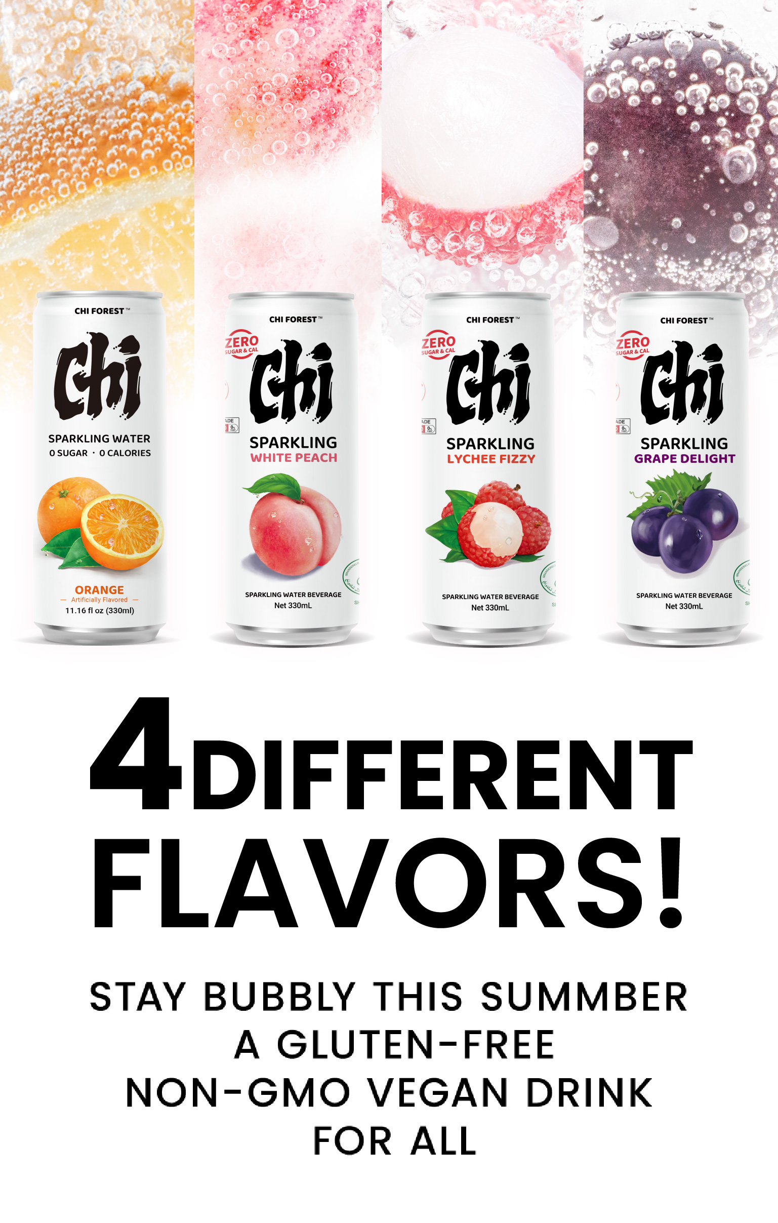 Chi Forest 元气森林 Sparkling Water Zero Sugar Free Lemon Coke(Caffeinated ...