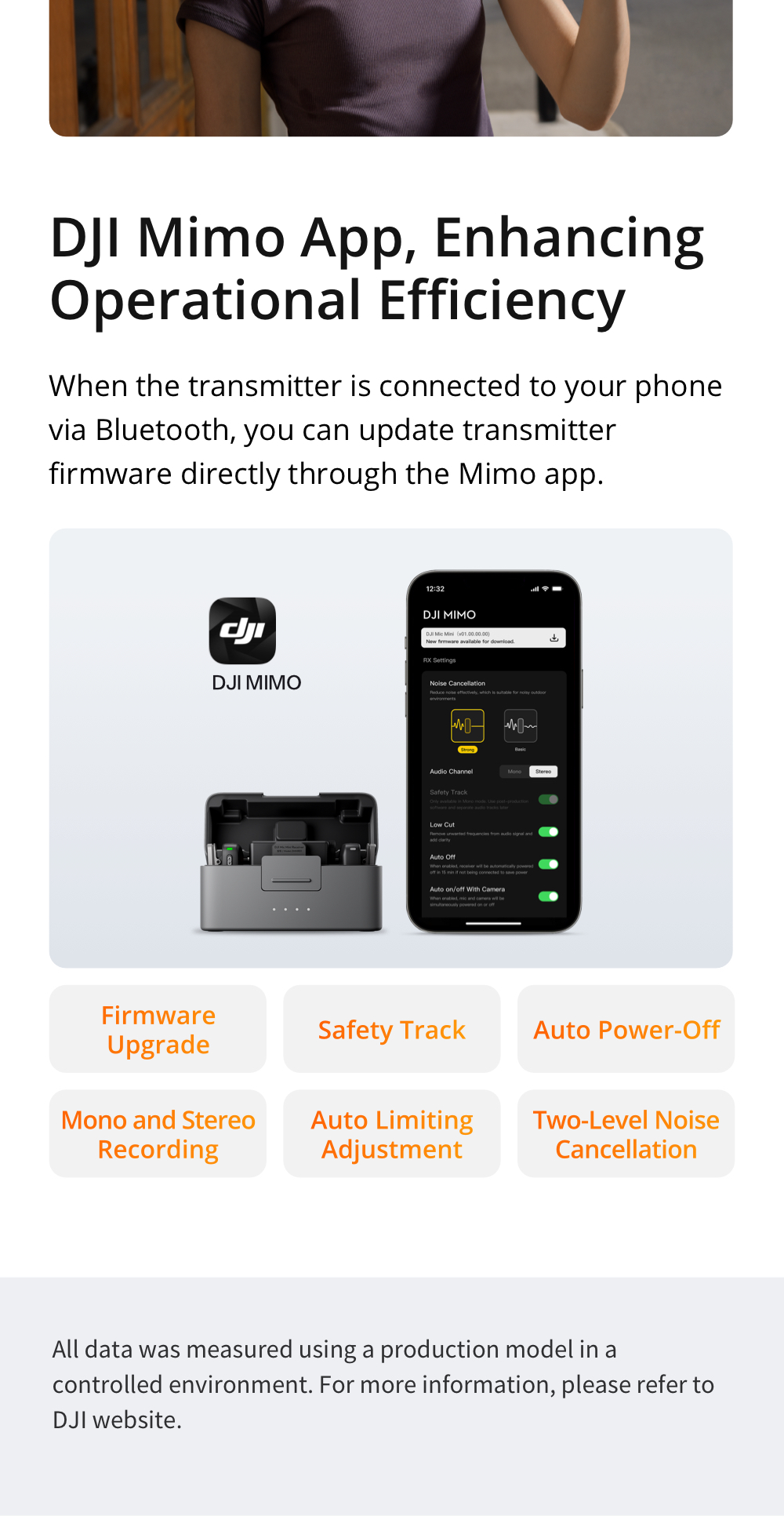 DJI Mic Mini - Ultralight, Discreet Microphone | 11.5h Operating Time ...