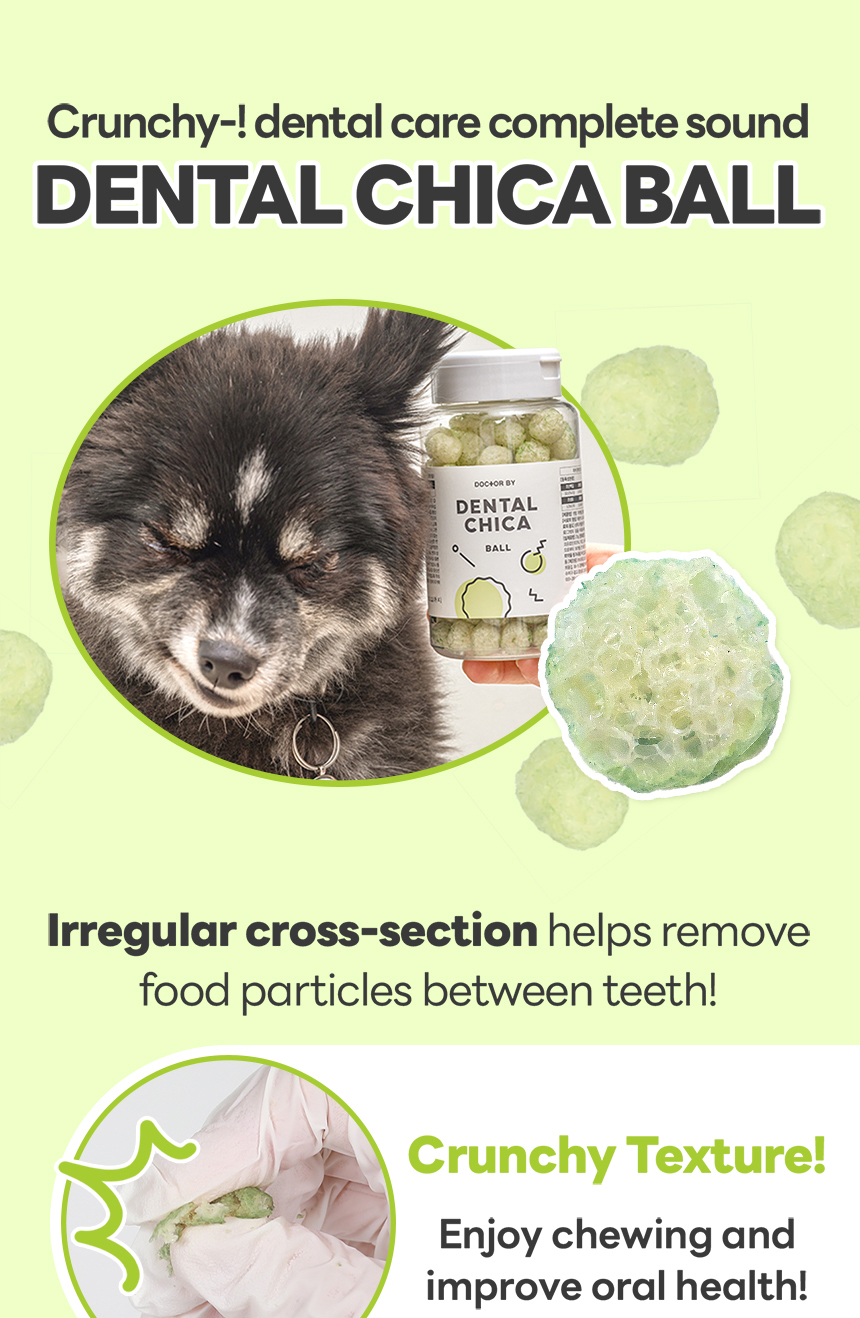 [DR.BY DENTAL CHICA BALL] bad breath Toothpaste Spirulina crispy teeth ...