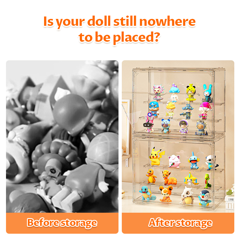 【SG Stock】3 Layers Blind Box Display Rack DIY Toys Display Box ...