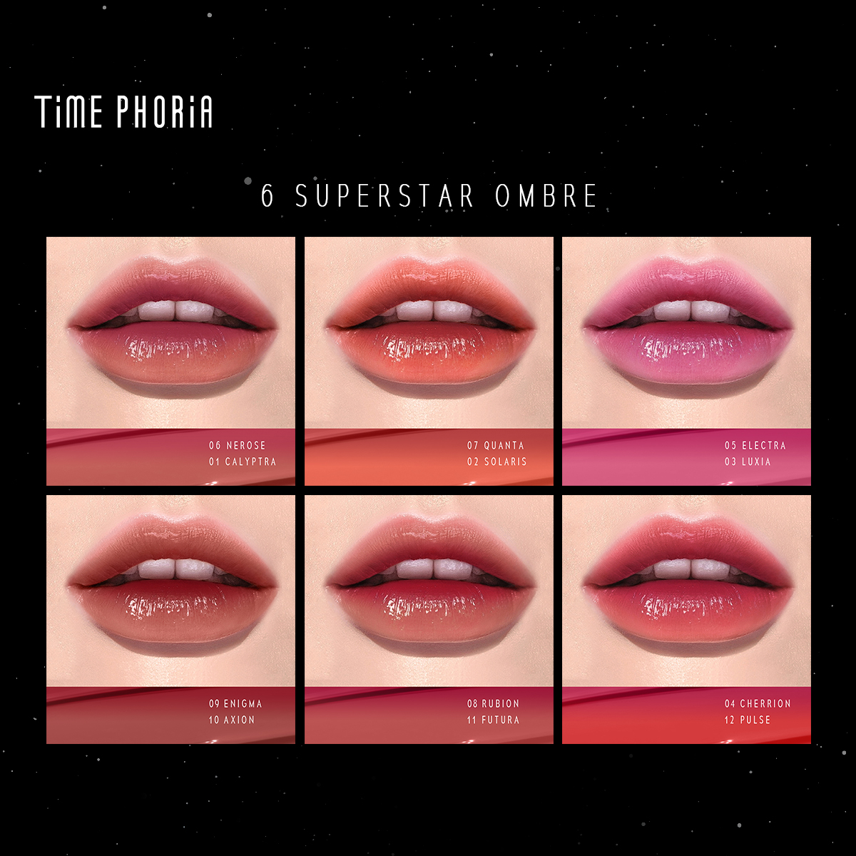 TIME PHORIA -[Multiple discounts]waterproof Stellar Dust Lipgloss ...