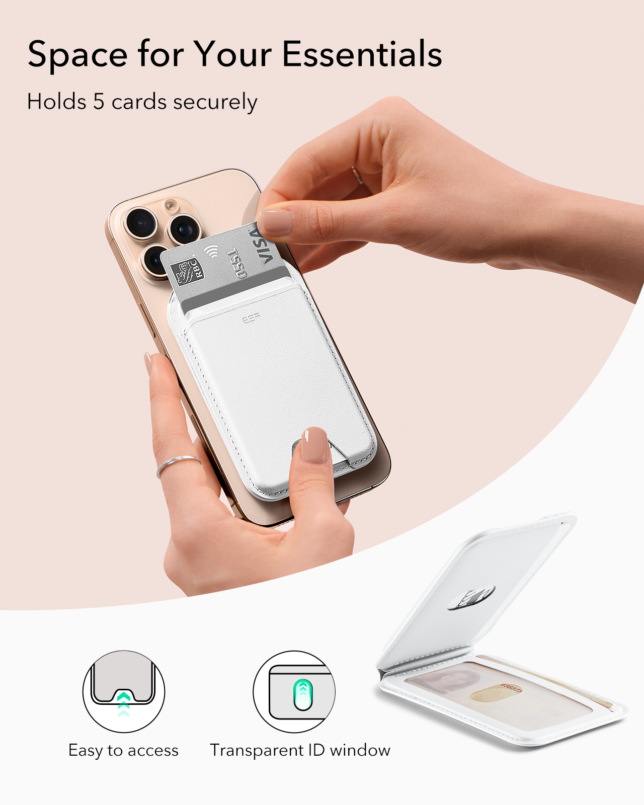 ESR Magsafe Aura Wallet Stand | Shopee Singapore