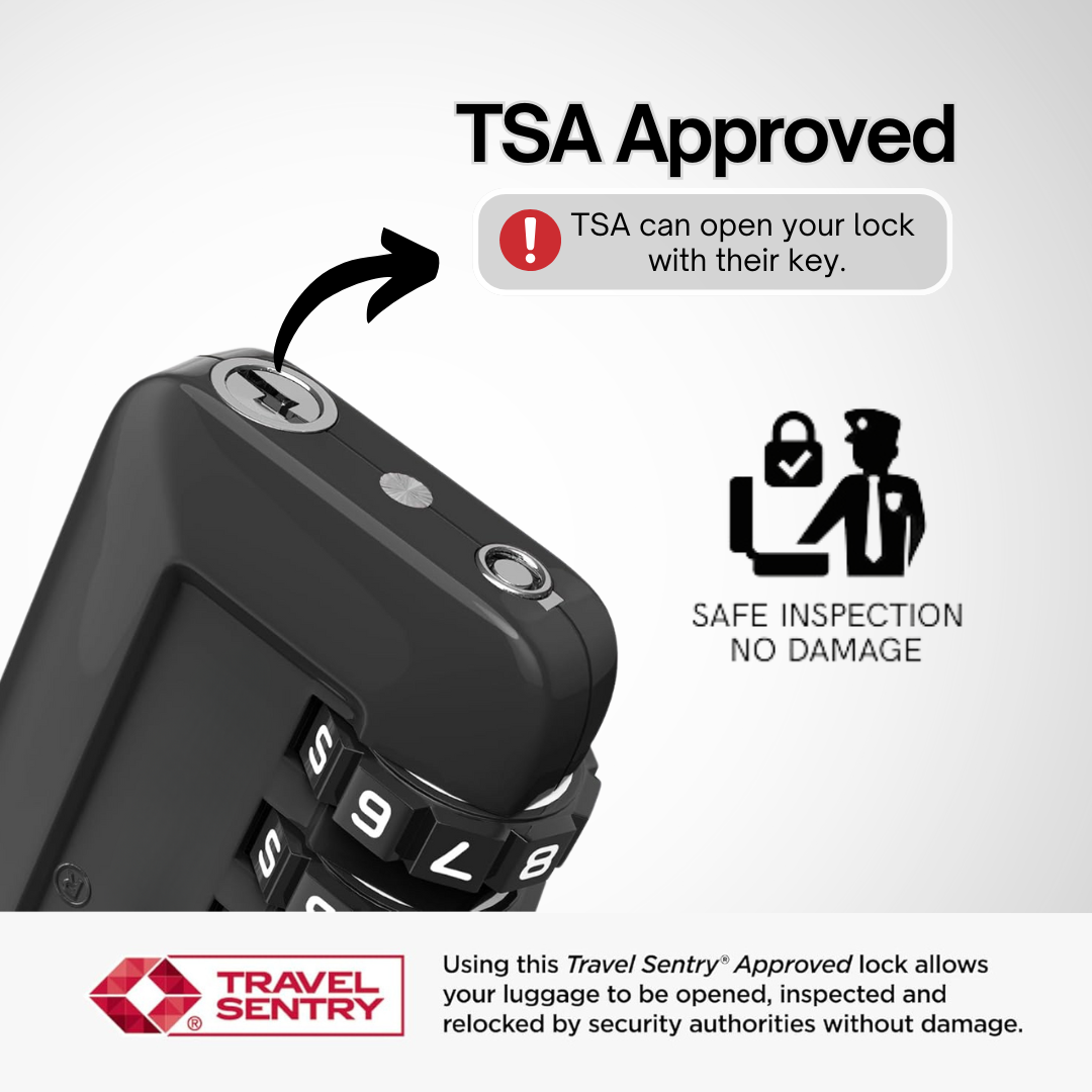 mixshop TSA Luggage Wirelock, Travel, Backpack, Suitcase, Anti-theft ...