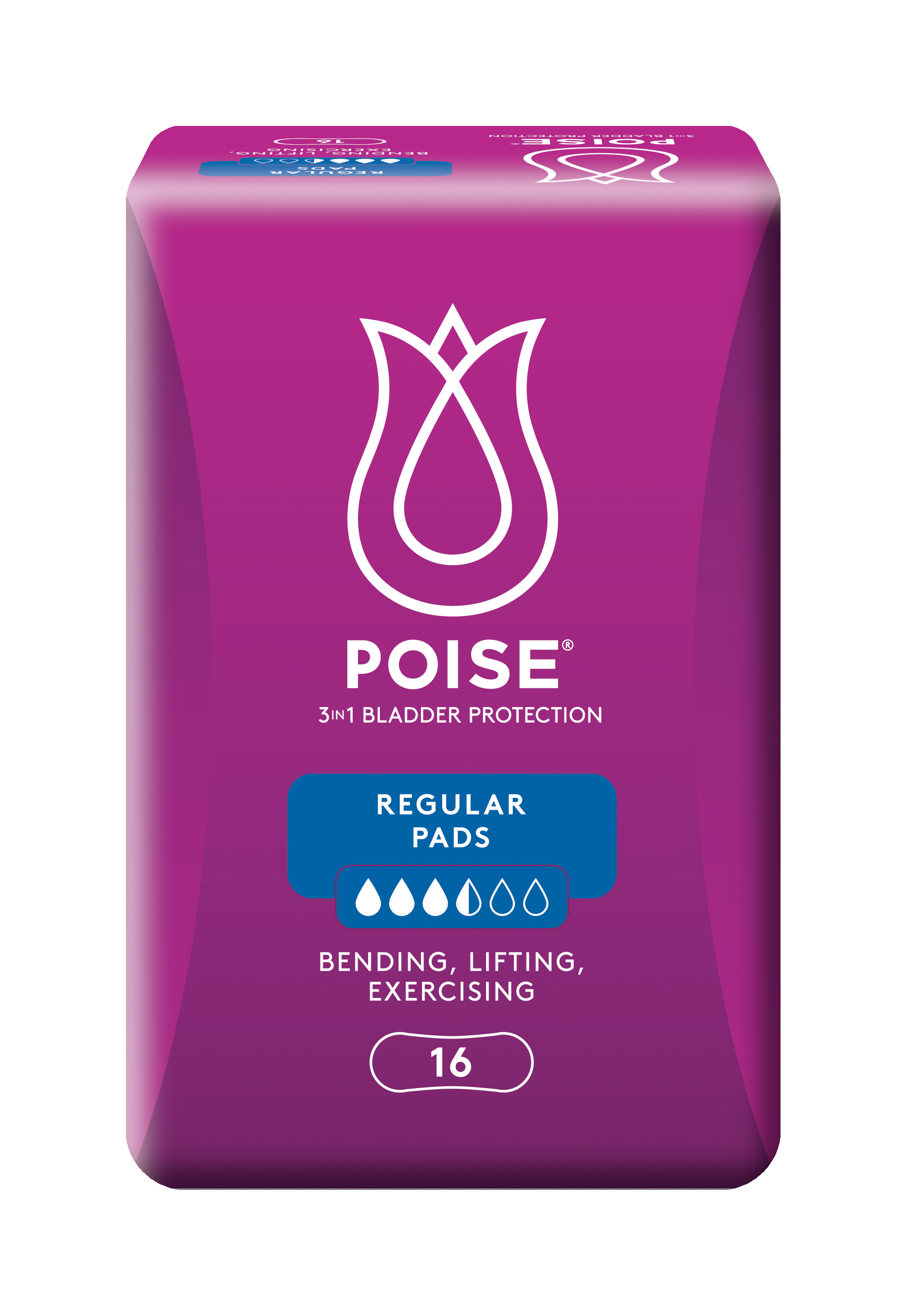 Poise Incontinence Pads and Liners / All Day Bladder Leakage Protection ...