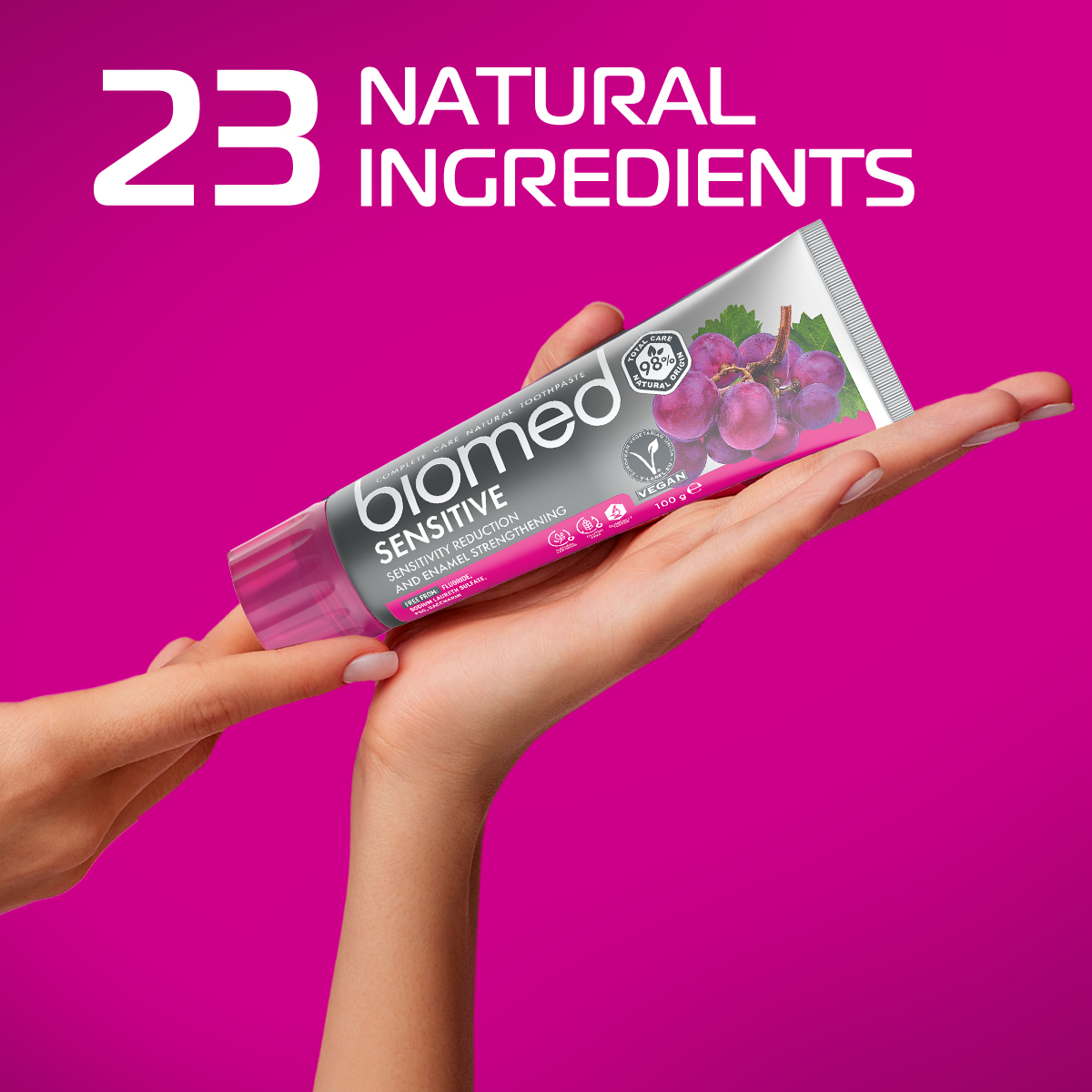 BIOMED Natural Toothpaste SENSITIVE For Sensitivity Reduction & Enamel ...