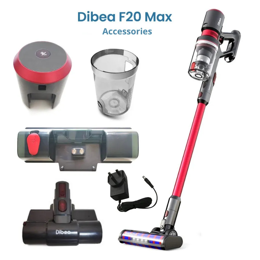 Accessories Replacement for Dibea F20 Max 29.6V Wireless Handheld ...