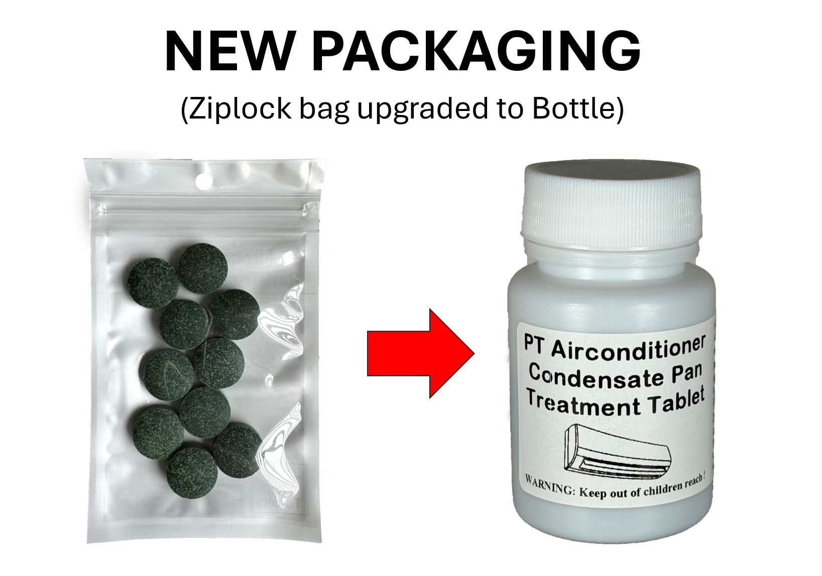 Aircon Cleaner ️ Aircon Drainage Pipe Cleaning Tablet ️ Condensate Pan ...