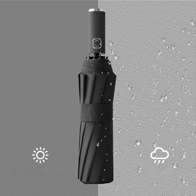 Automatic Umbrella 24 Ribs Auto Open Umbrella UV Protection Windproof Folding Portable Umbrella ...