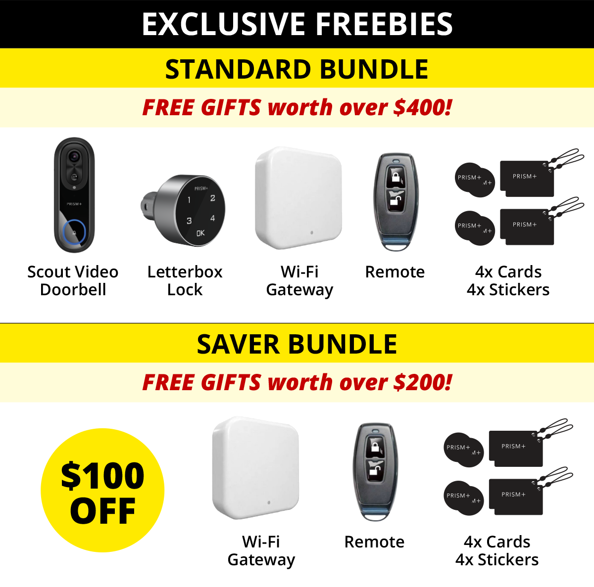 [HDB Sync Bundle] PRISM+ Sentinel & Sentry Bundles | Smart Door & Gate ...