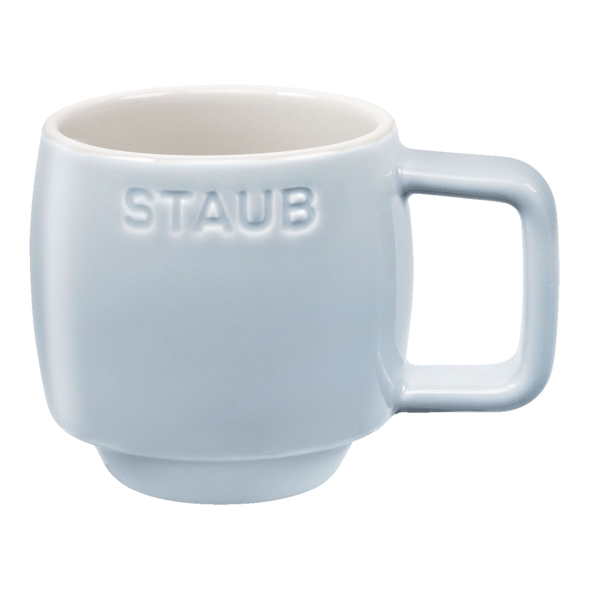 STAUB Ceramic Macaron Set of 6 Pastel Colour Espresso Cups 100ml ...