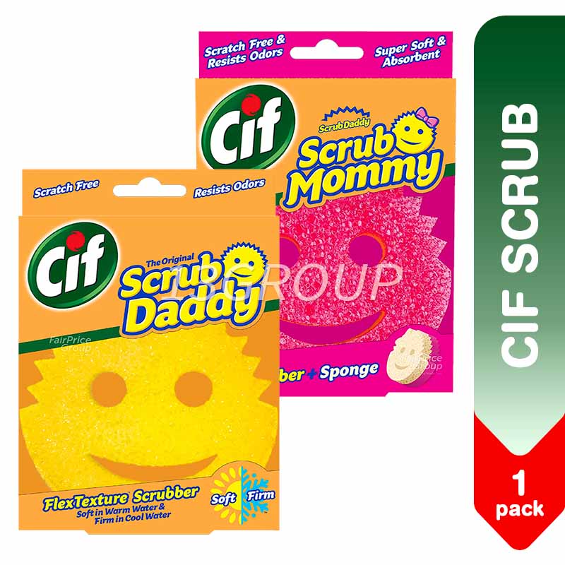 Cif Scrub Daddy / Mommy / Dual-Texture Cleaning Sponge Essentials ...