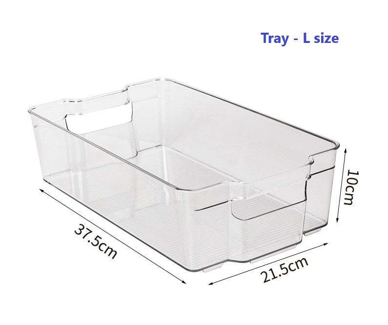 Refrigerator Organizer Fridge Storage Tray with/ without cover ...