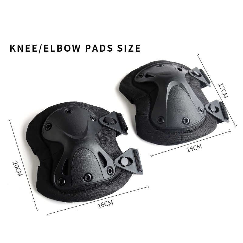[SG]4Pieces Protective Tactical Knee Pads Outdoor Sports Equipment CS ...