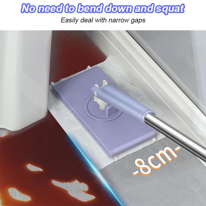 Flat Mop Lazy Person No Need To Wash Small Mop Disposable Mop Head Dry ...
