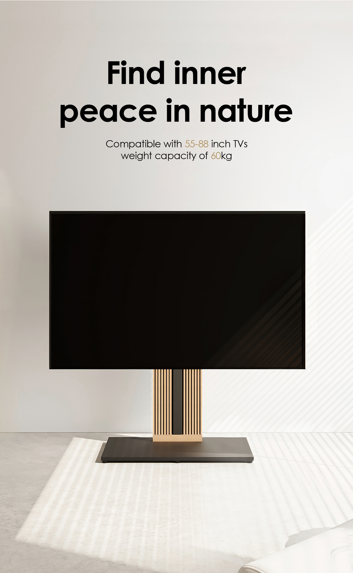 FITUEYES Zen TV Stand FT88 LOW TYPE | 55-88 Inch | Shopee Singapore