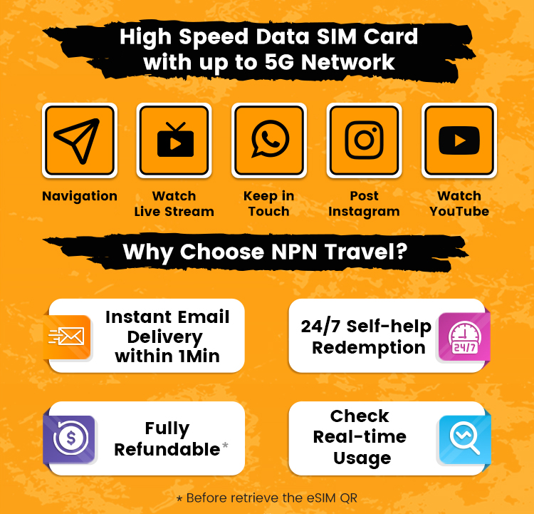 Vietnam eSIM Ultra 5G 2-15 Daily 500MB-3GB Unlimited Data | Instant ...