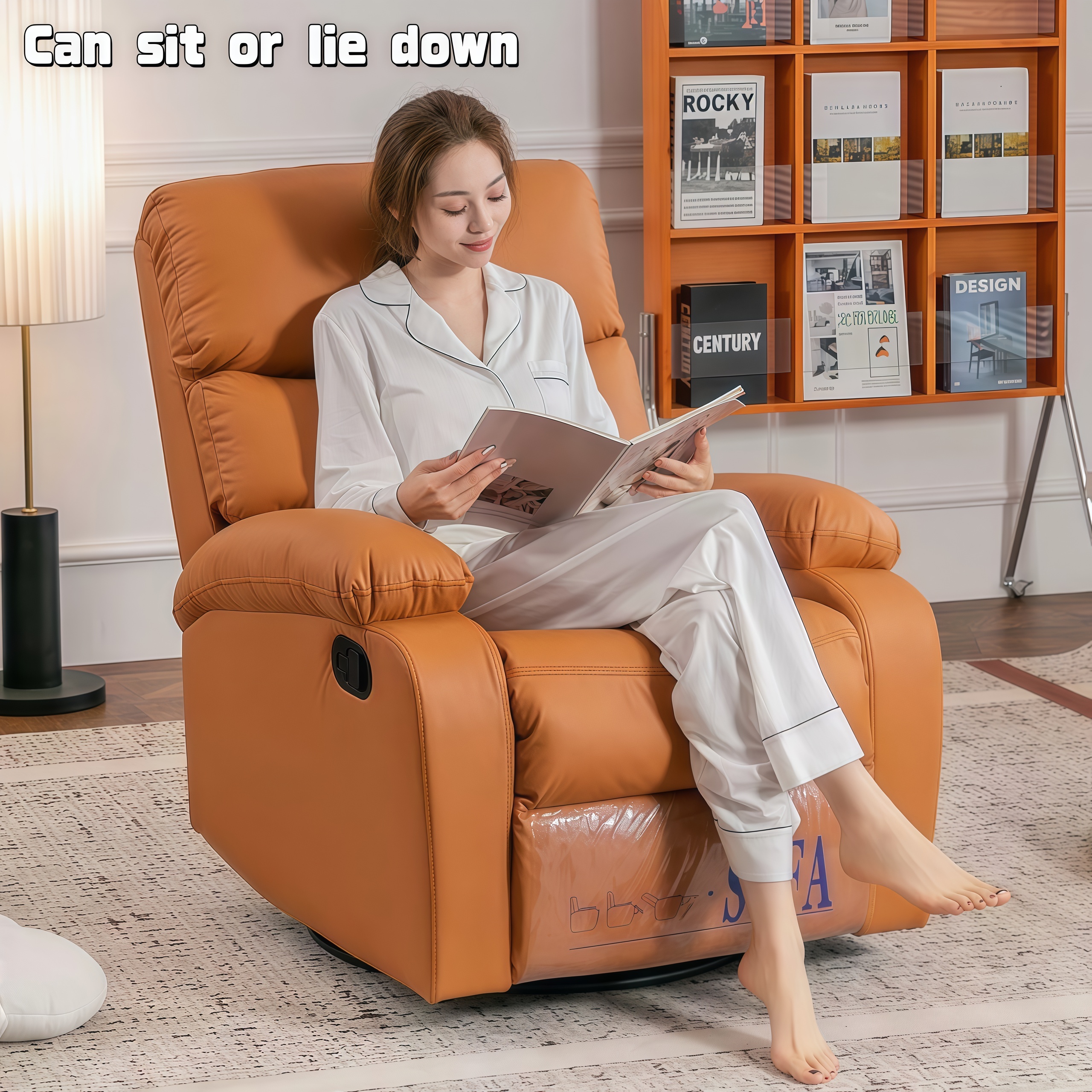 [Free shipping]Lazy Sofa Rotating Sofa Leisure Rocking Reclining ...