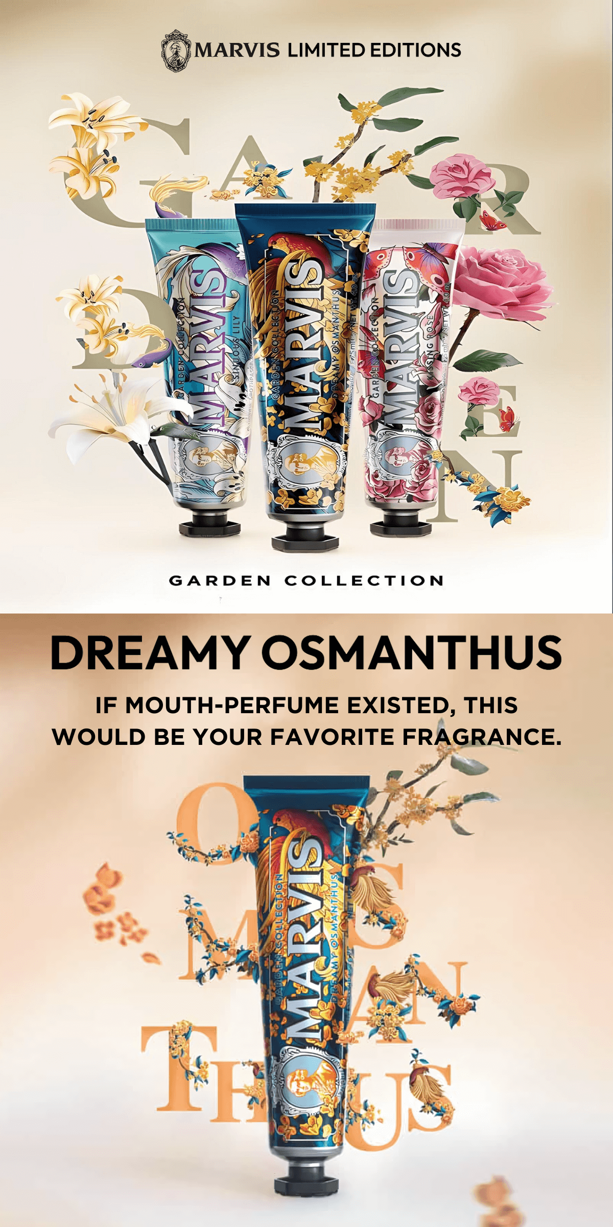 Marvis Toothpaste Collection 85ml (classic series) / 75ml (floral ...