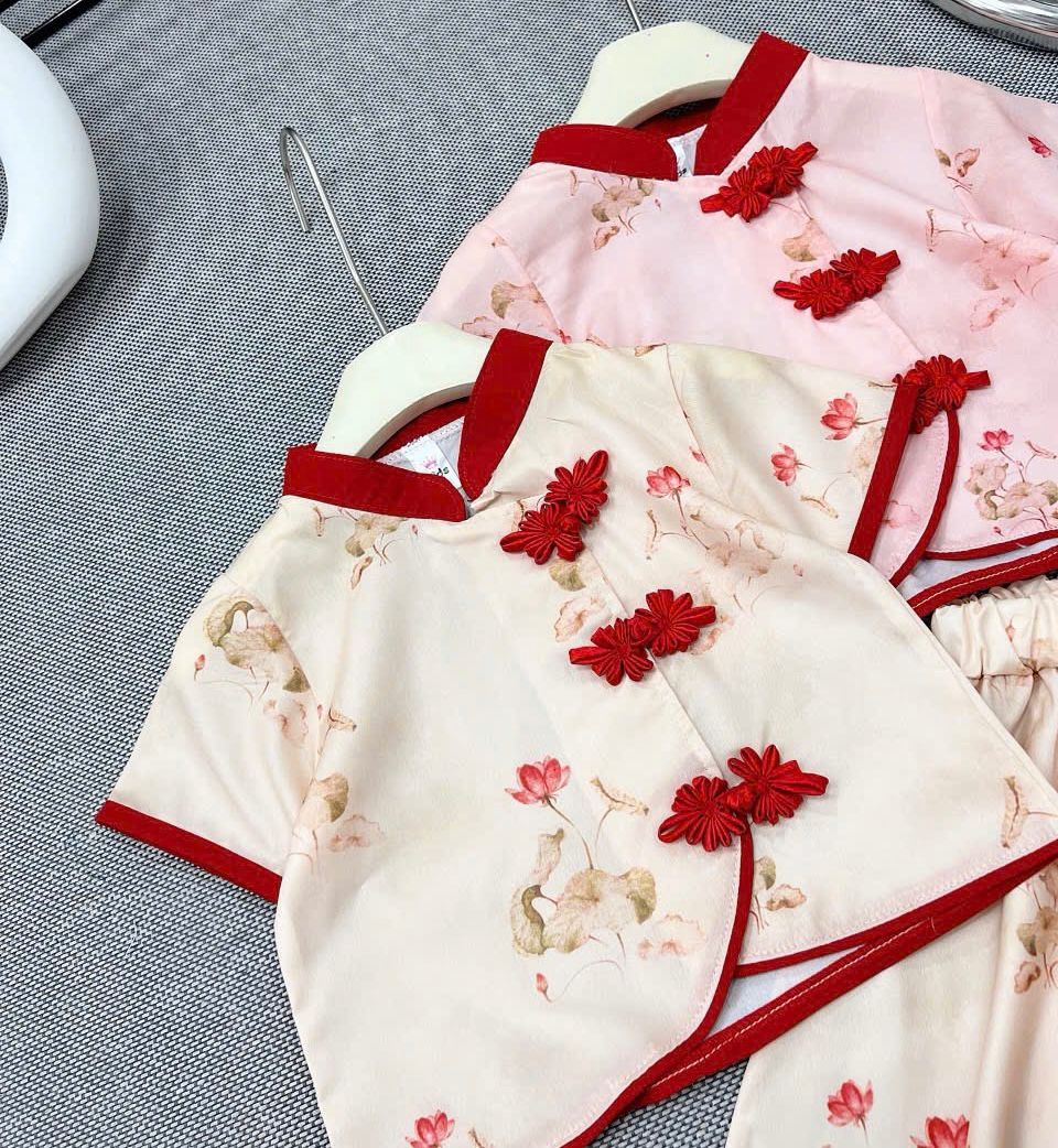 CNY GIRLS 2PCS TOP N SKIRT SET (D014) | Shopee Singapore
