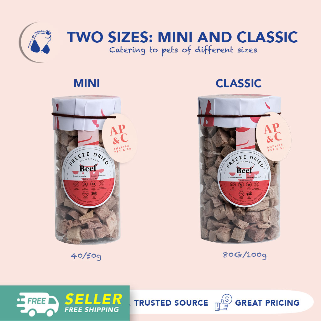 Amelisa Pet & Co Rawly Bites Dog & Cat Freeze Dried Treats | Shopee ...