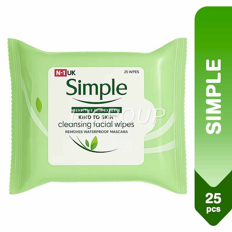 Simple Kind To Skin Cleansing Facial Wipes / Sensitive Skin Makeup ...