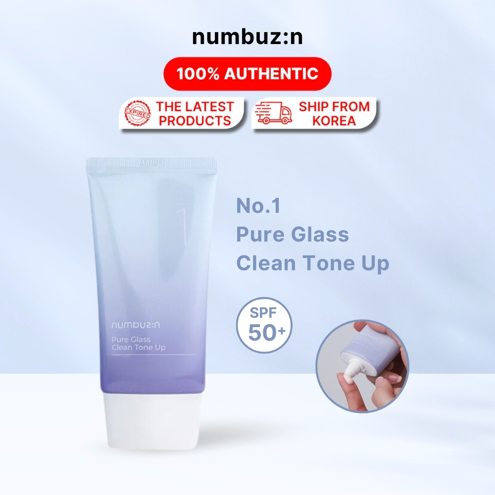 Numbuzin No.1 Pure Glass Clean Tone Up SPF50+ PA++++ | Hydrating Face ...