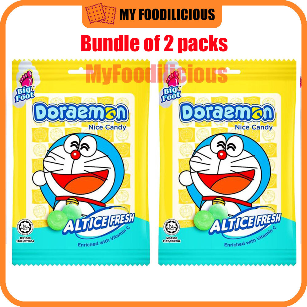 Big Foot Doraemon Nice Candy Altice Fresh With Vitamin C 150g Sweet ...