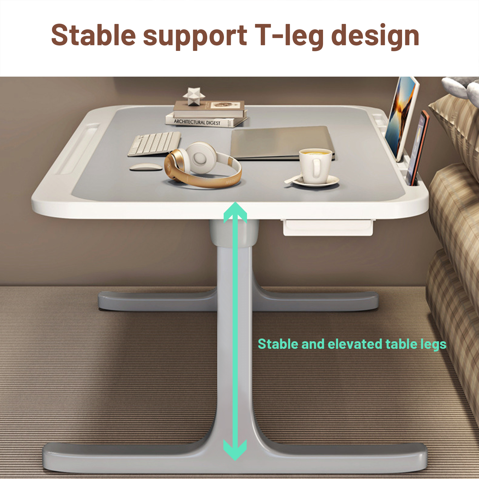 [SG] Laptop Table Stand / Foldable Lift Small Table / Laptop Desk ...