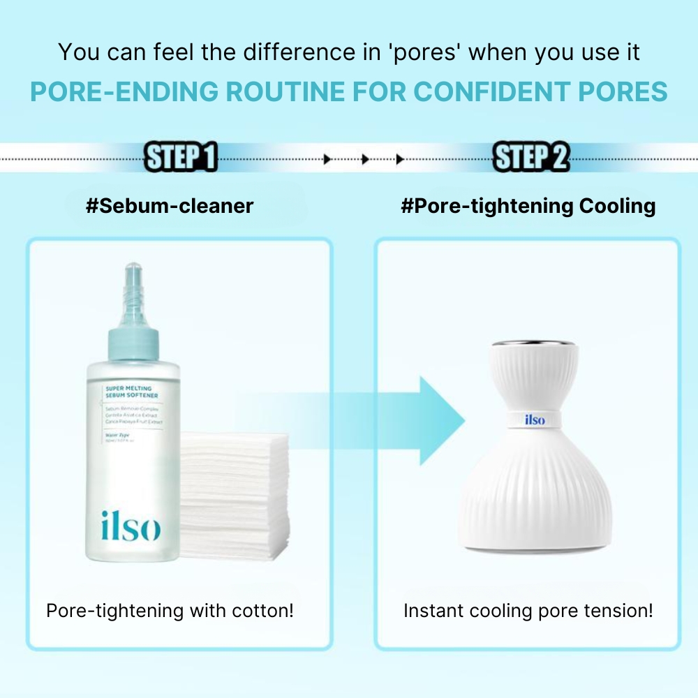 ilso Super Melting Sebum Softener 150ml Set (+ Cotton Pad 40pcs ...