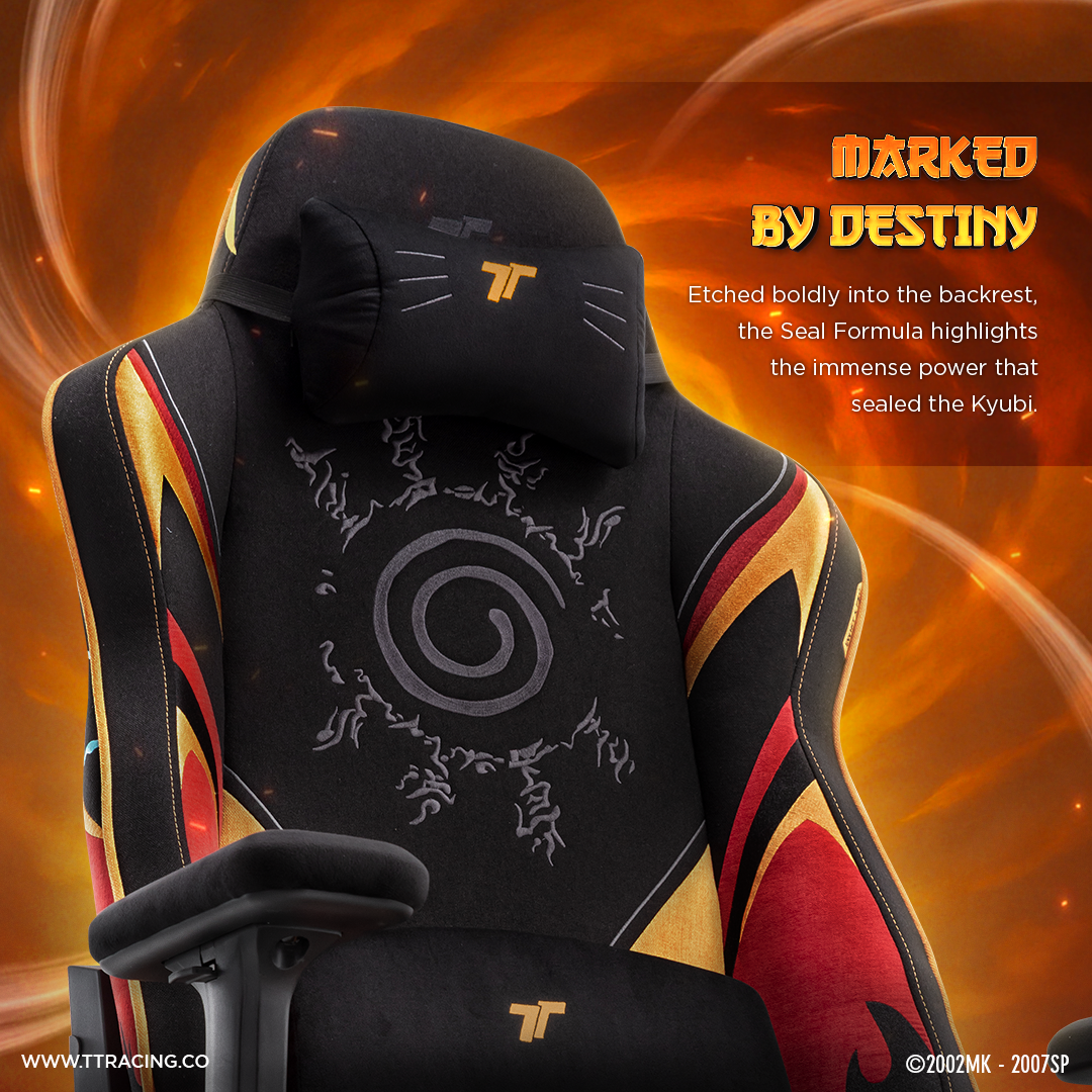 TTRacing Swift X Pro Air Threads Fabric Gaming Chair - Naruto Edition ...