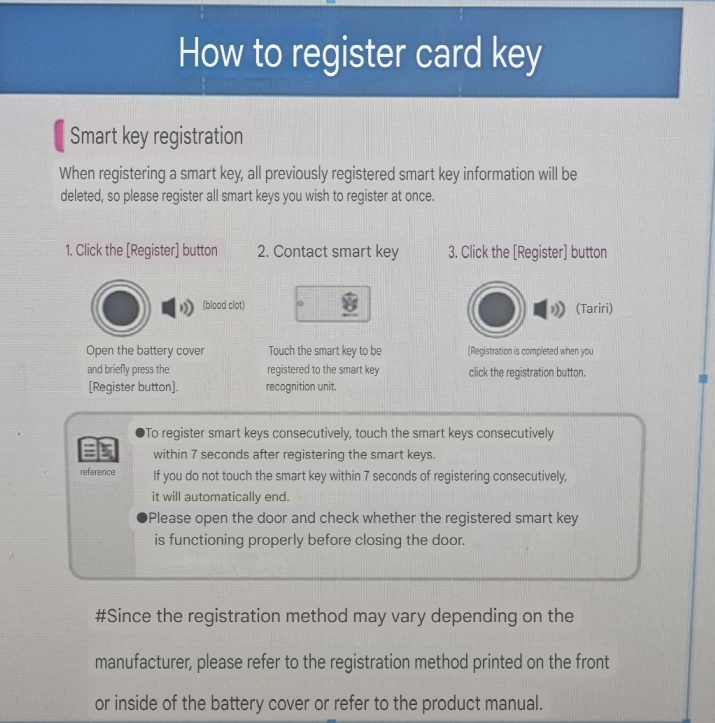 Samsung Digital Door Lock Smart Tag Key SDS RF Card Key Smart Key (Color Random) | Shopee Singapore
