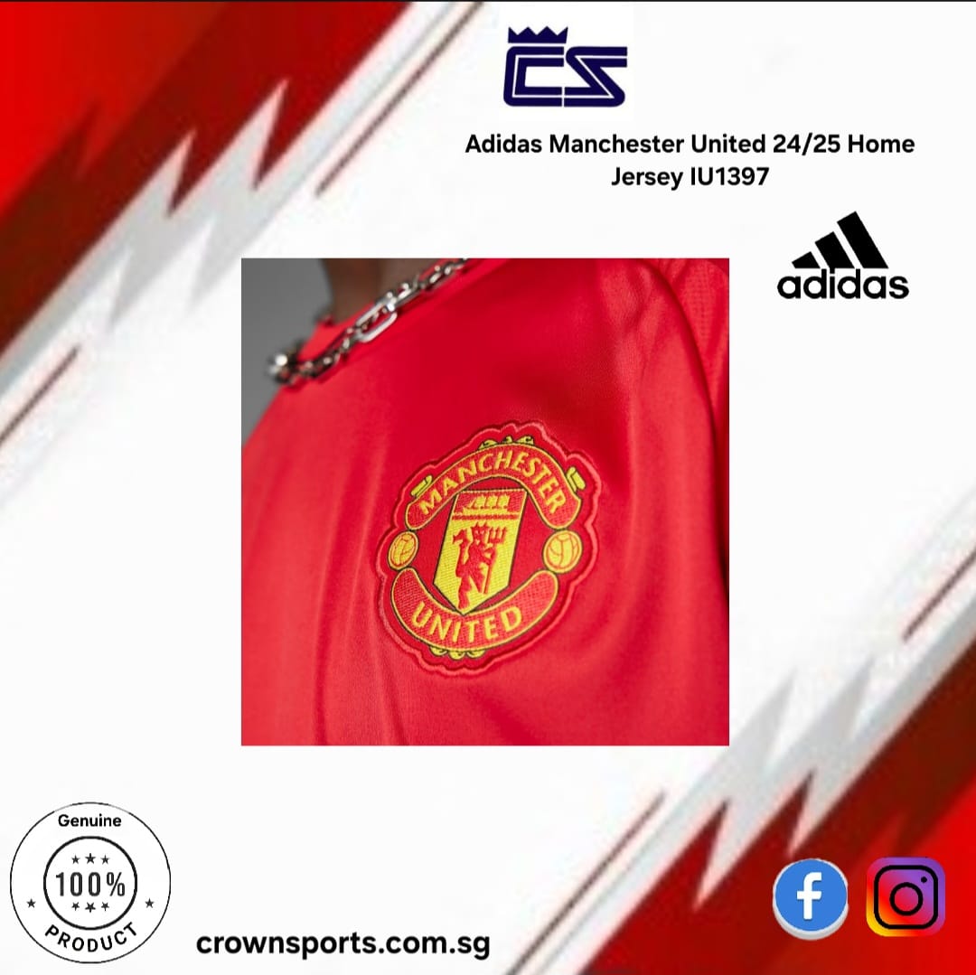 Adidas Manchester United 24/25 Home Jersey IU1397 | Shopee Singapore