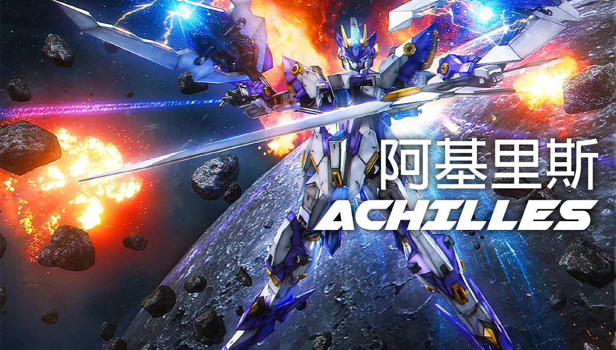 ⭐ SNAA ACHILLES 阿基里斯 MECHA REAL GRADE RG PLASTIC MODEL ACTION FIGURE ...