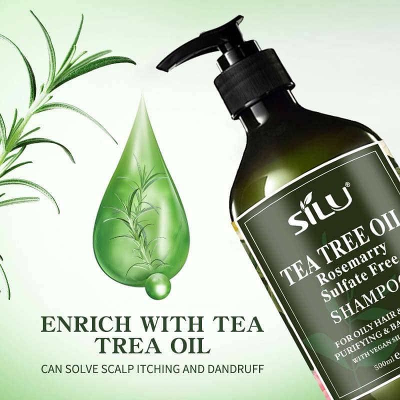 Silu Shampoo / Conditioner 500ml Tea Tree Oil Rosemary Sulfate Free SG ...