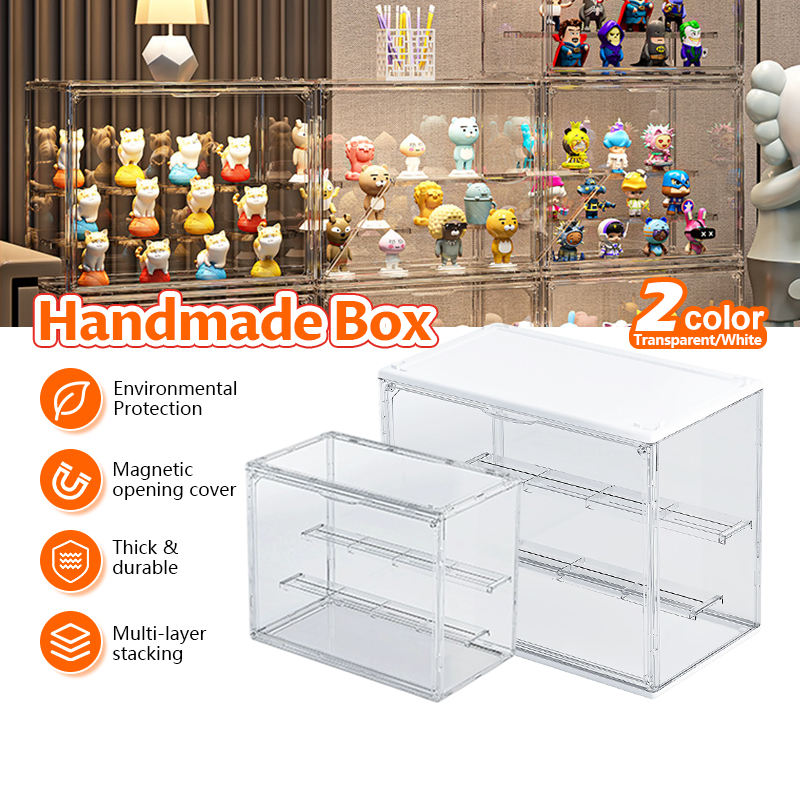 【HM】SG STOCK Acrylic Popmart Display Box Figurine Display Case ...