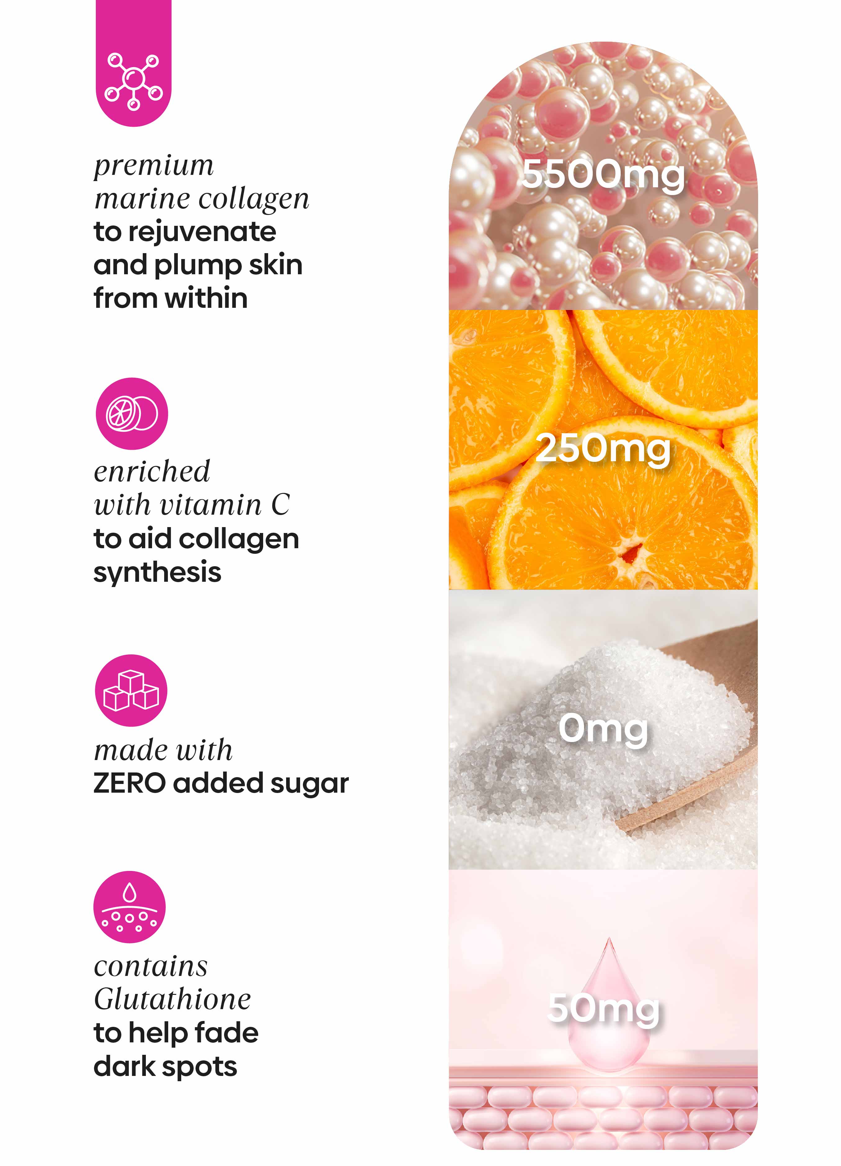 Purest Co Collagen Glow Berries Zero (For Firm, Glowing Skin) | Shopee ...