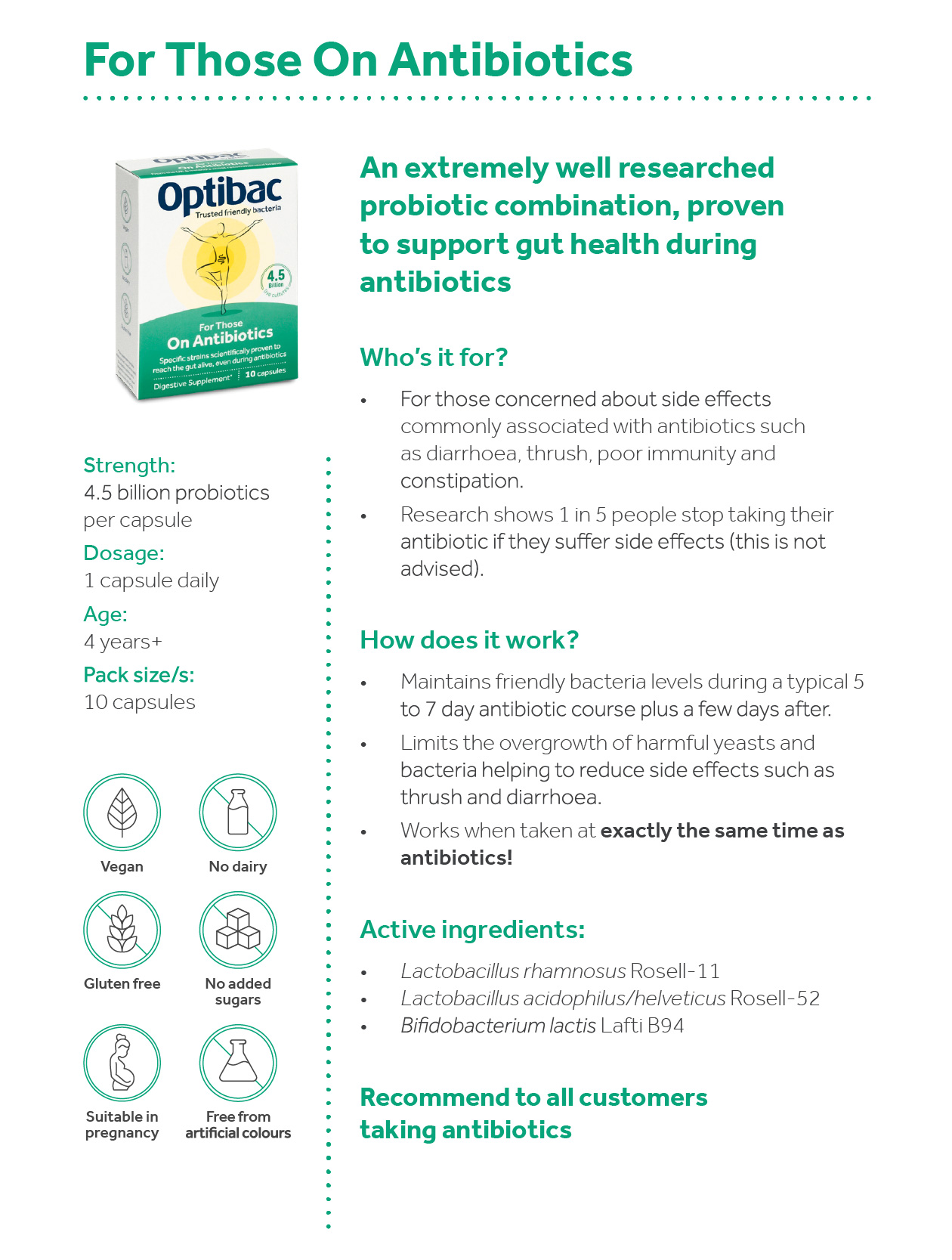 Optibac For Those On Antibiotics 10 Caps (BUY 2 for 25% OFF) | Shopee ...