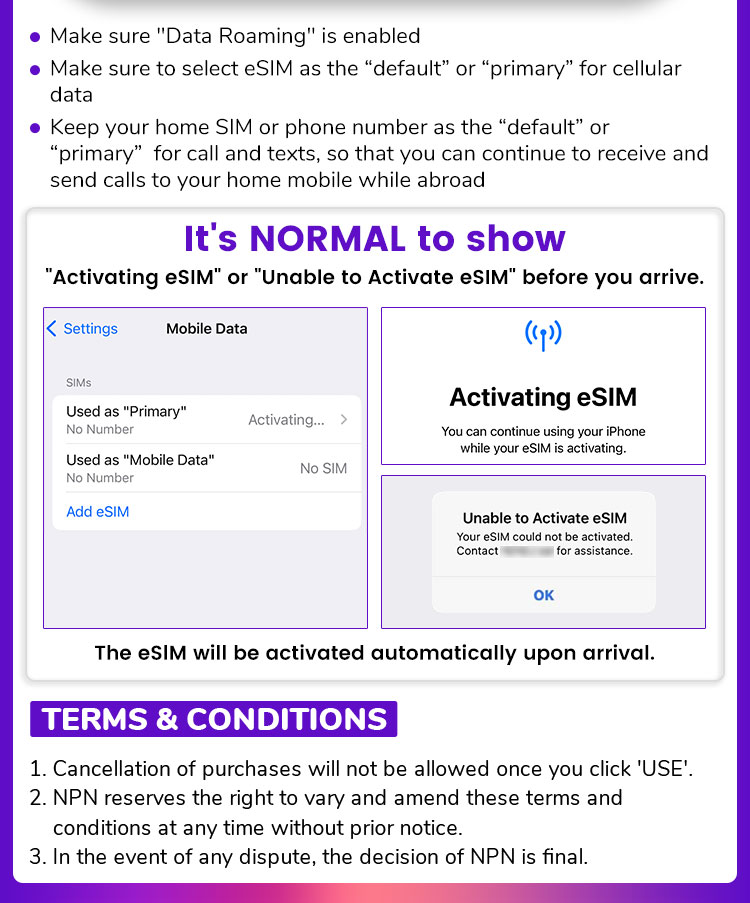 Malaysia eSIM Pro+ 5G 1-15Days Daily 500MB-2GB Data | Instant Email Delivery | High Speed Travel ...