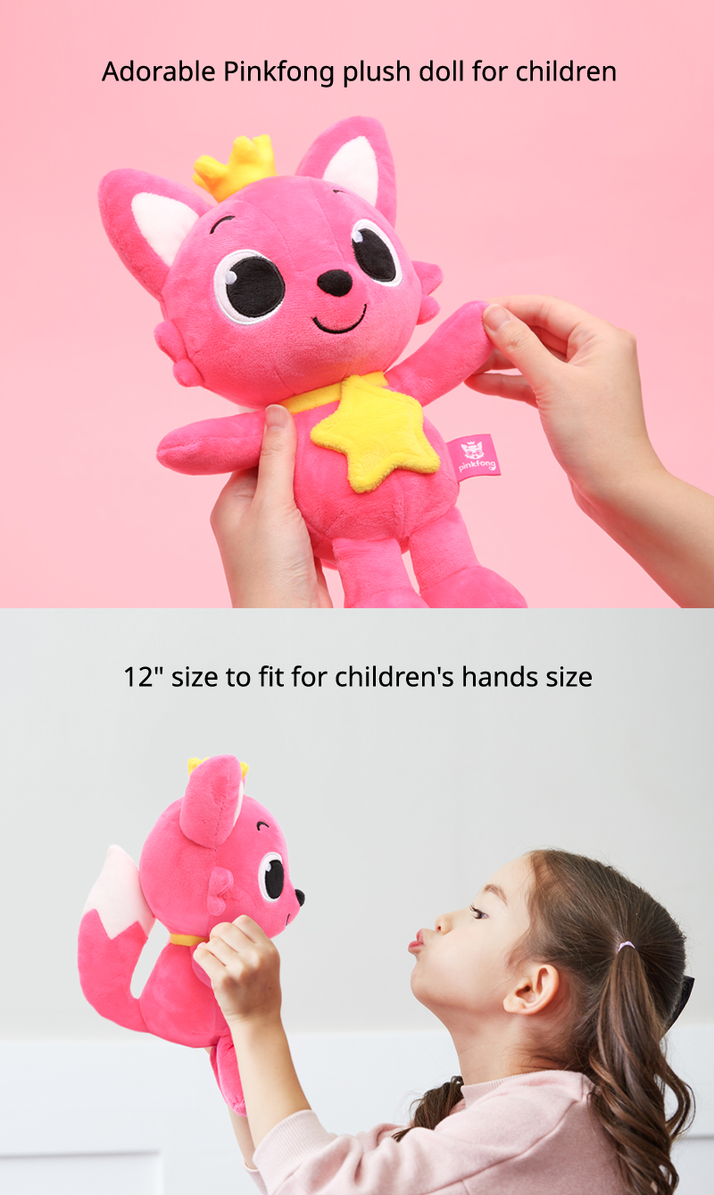 PINKFONG Official Pinkfong 12" (30cm) Stuffed Plush Toy | Shopee Singapore