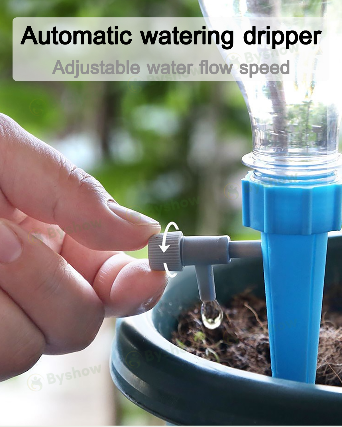 【Byshow】10Pcs Automatic Watering Device Slow Release Plant Self ...
