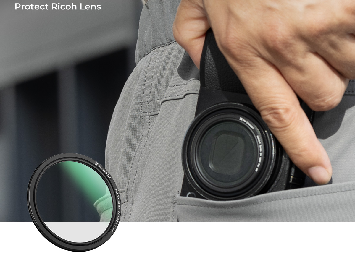 K&F Concept NANO-X Ricoh GR Series MCUV Filter -Ultra-clear Water ...