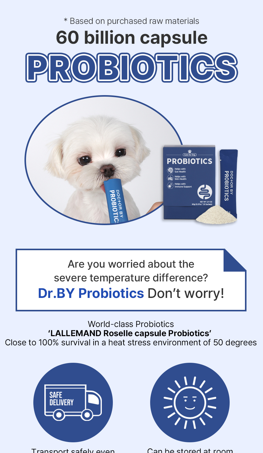 [Doctor By PROBIOTICS] Pet Dog Diarrhea Constipation Supplement Powder ...