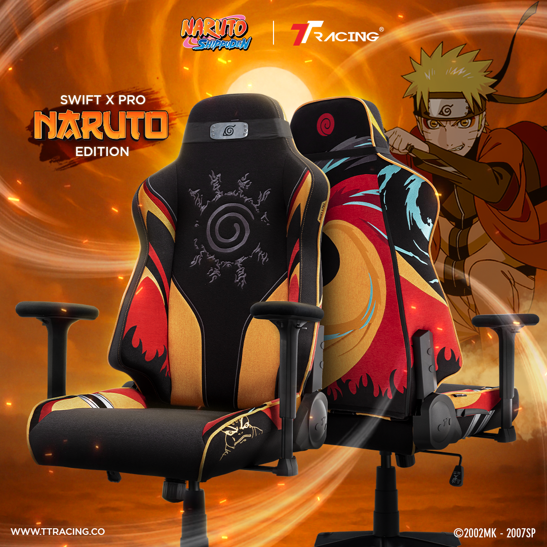 TTRacing Swift X Pro Air Threads Fabric Gaming Chair - Naruto Edition ...