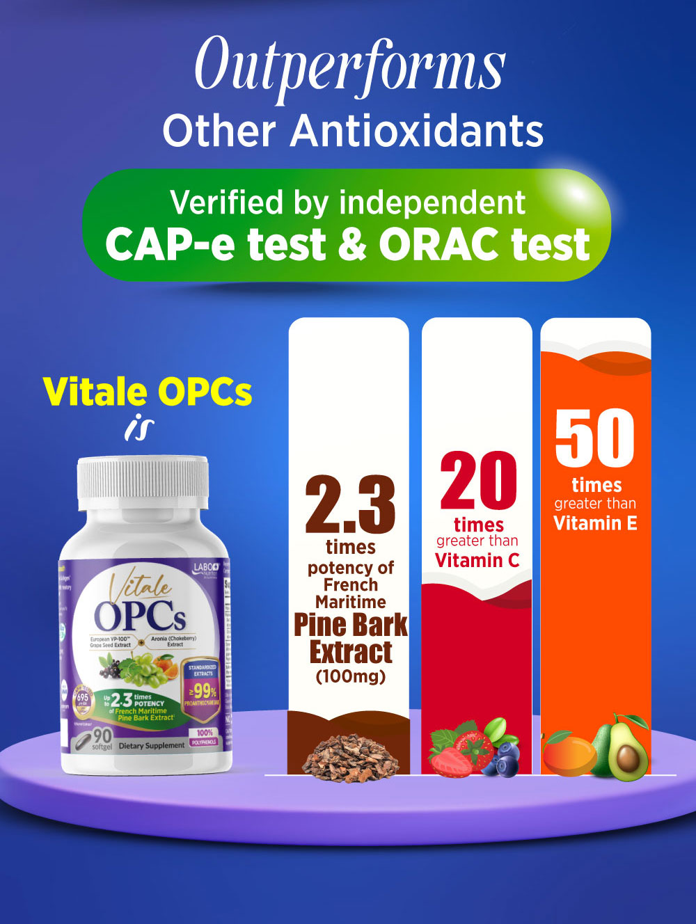 [2 Boxes] LABO Nutrition Vitale OPCs Anti Aging Antioxidants - Skin ...