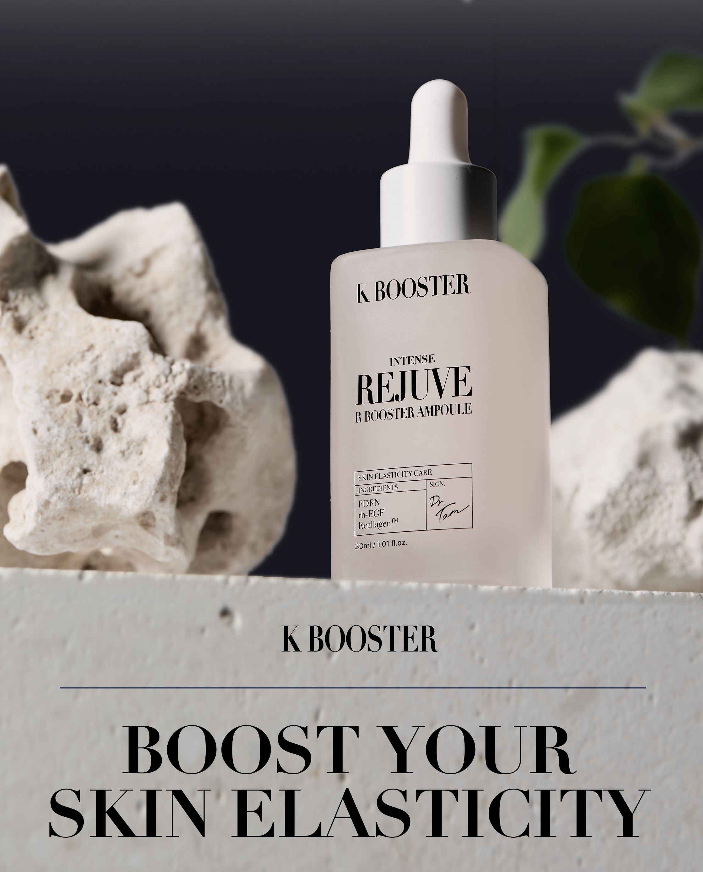 K Booster Intense REJUVE R Skin Booster Ampoule (Vegan Collagen, Plant ...