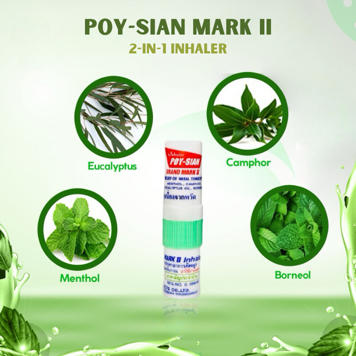 Poy Sian Mark II Inhaler | Poysian Inahler Bundle of 6 | Poy-Sian 2 in ...